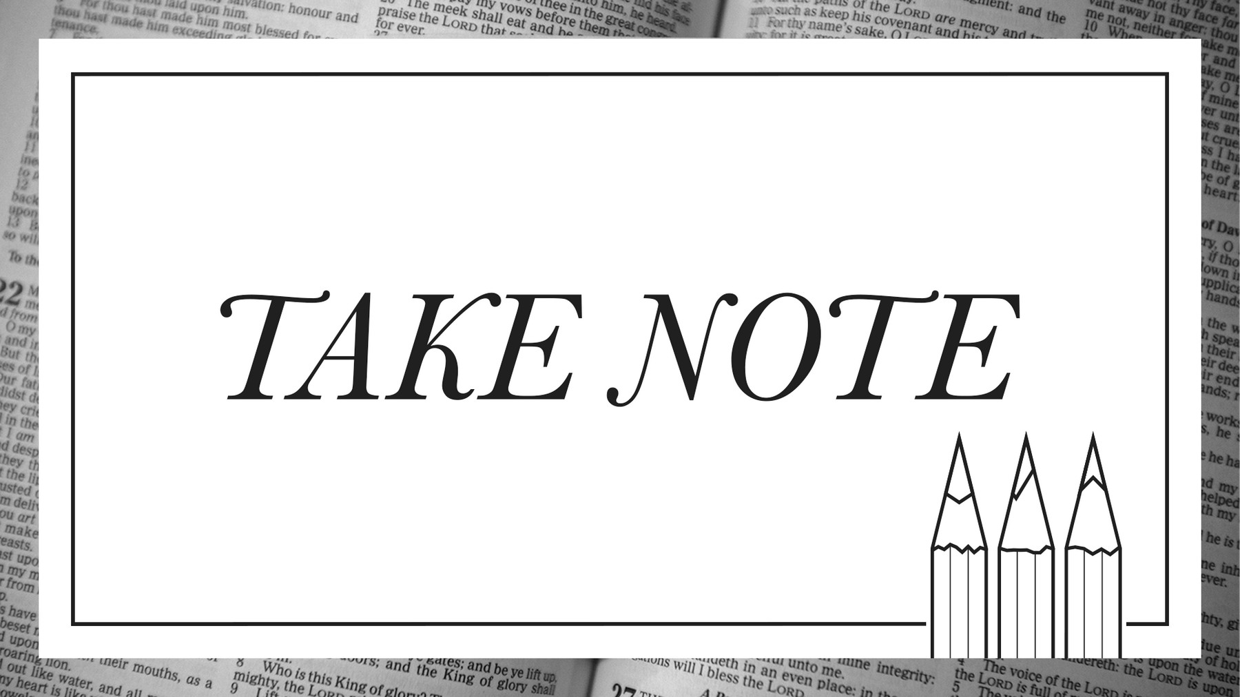 The Take Note Podcast | Harvest Family Radio
